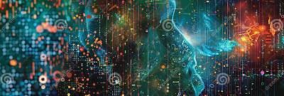 A Colorful and Dynamic Abstract Visualization Representing Big Data, Information Streams, and ...