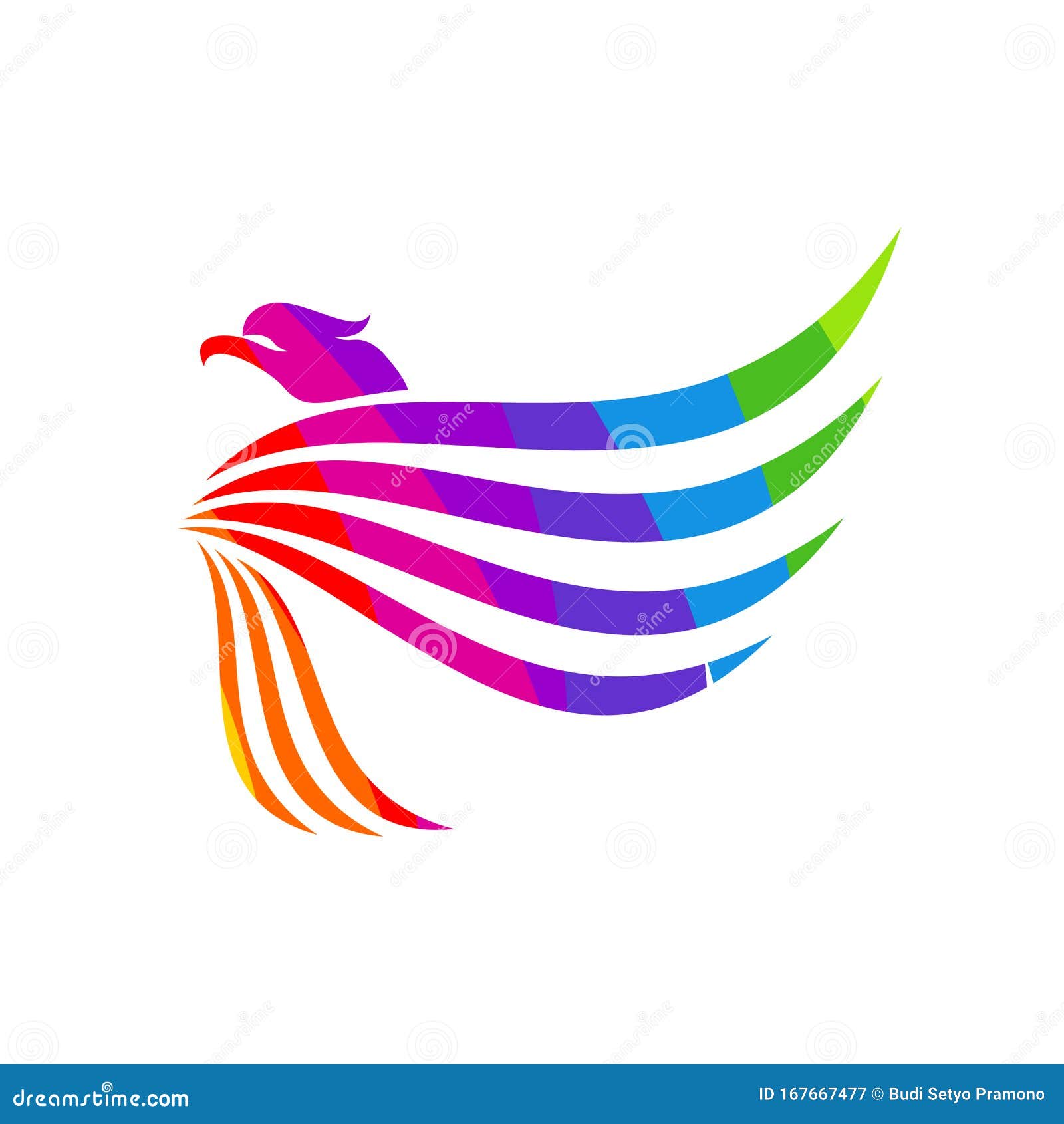 Colorful Eagle Logo Template Design Vector, Creative Eagle Logo Concept ...