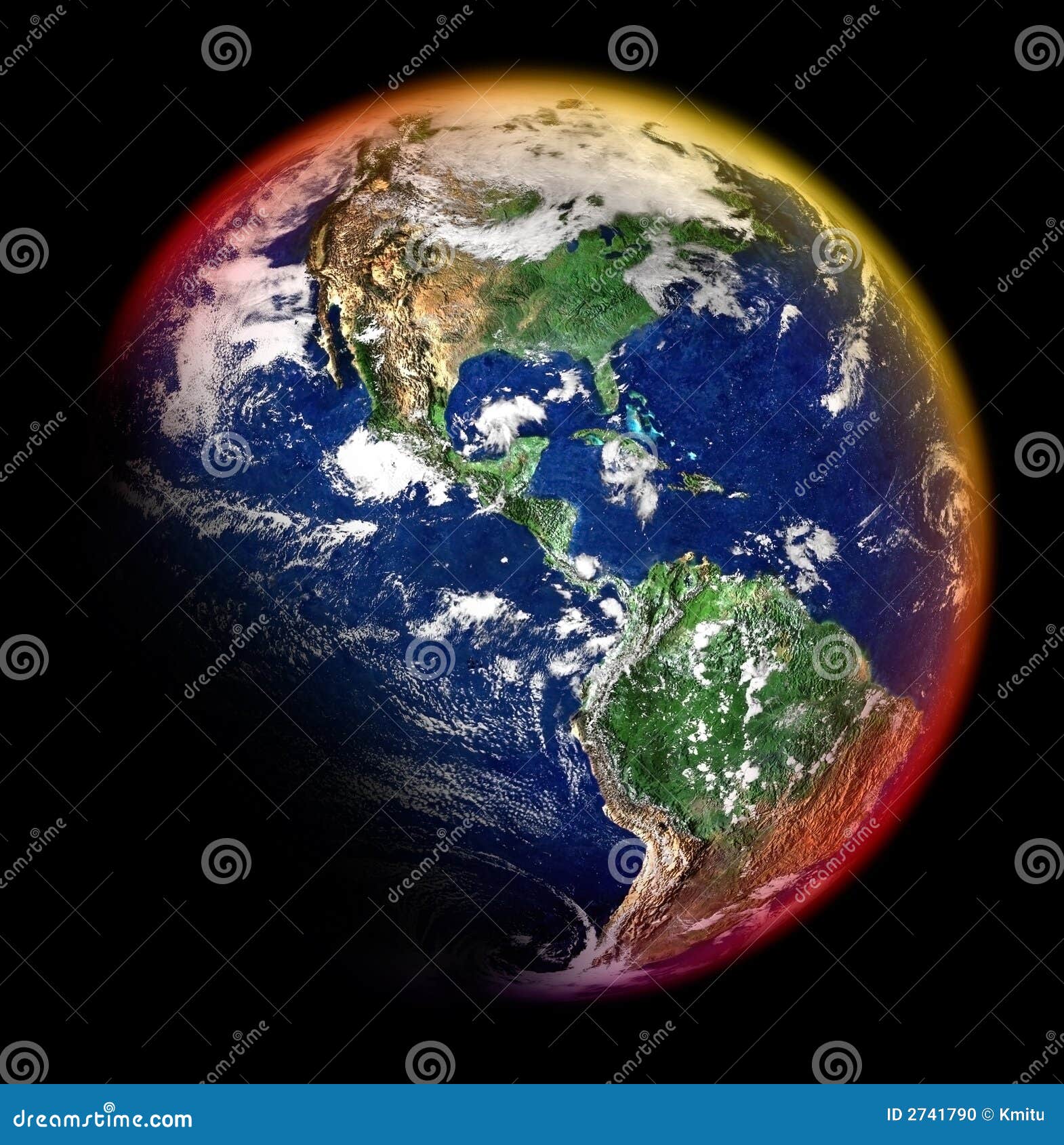 Colorful earth stock photo. Image of continent, concept - 2741790