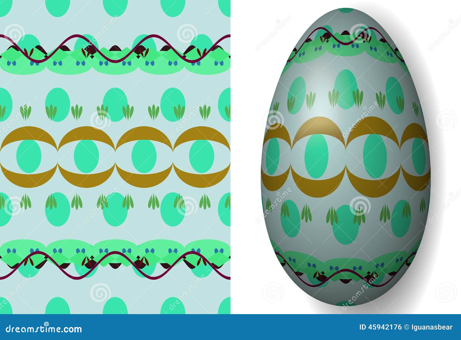 Colorful Easter Egg Texture Variation Stock Illustration - Illustration ...