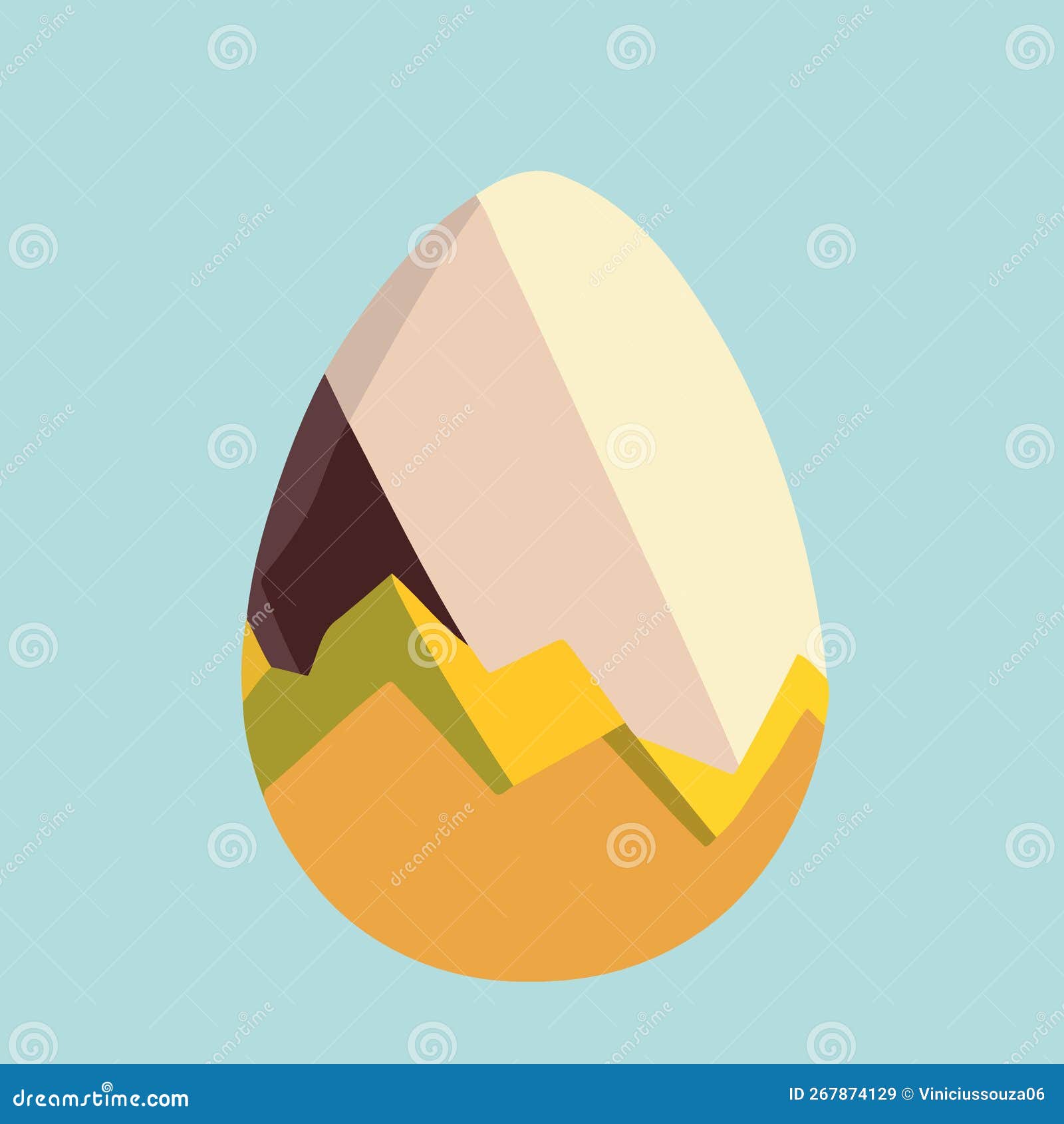 Colorful Easter Egg Themed Food Stock Vector - Illustration of holiday ...