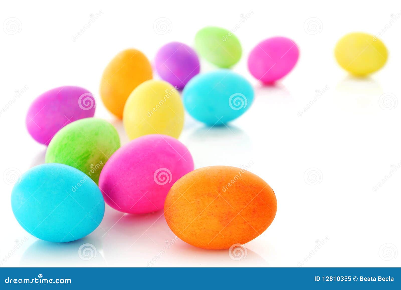 Colorful Easter eggs stock image. Image of decorative - 12810355