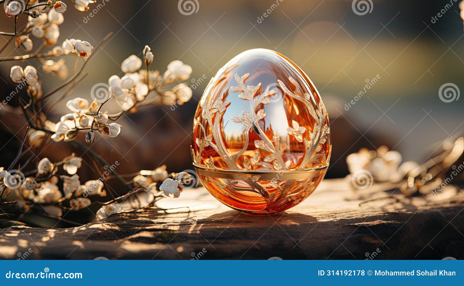 Colorful Easter Eggs Nestled in the Barn Background Blur Stock Photo ...