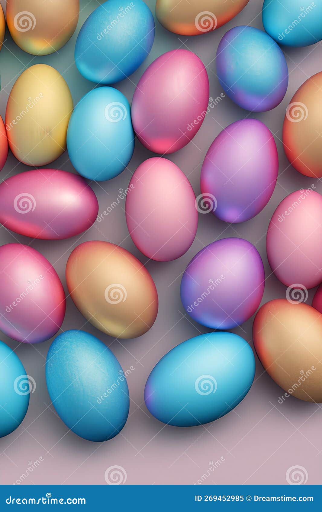 Colorful Easter Eggs Party Celebrations Background Stock Illustration ...