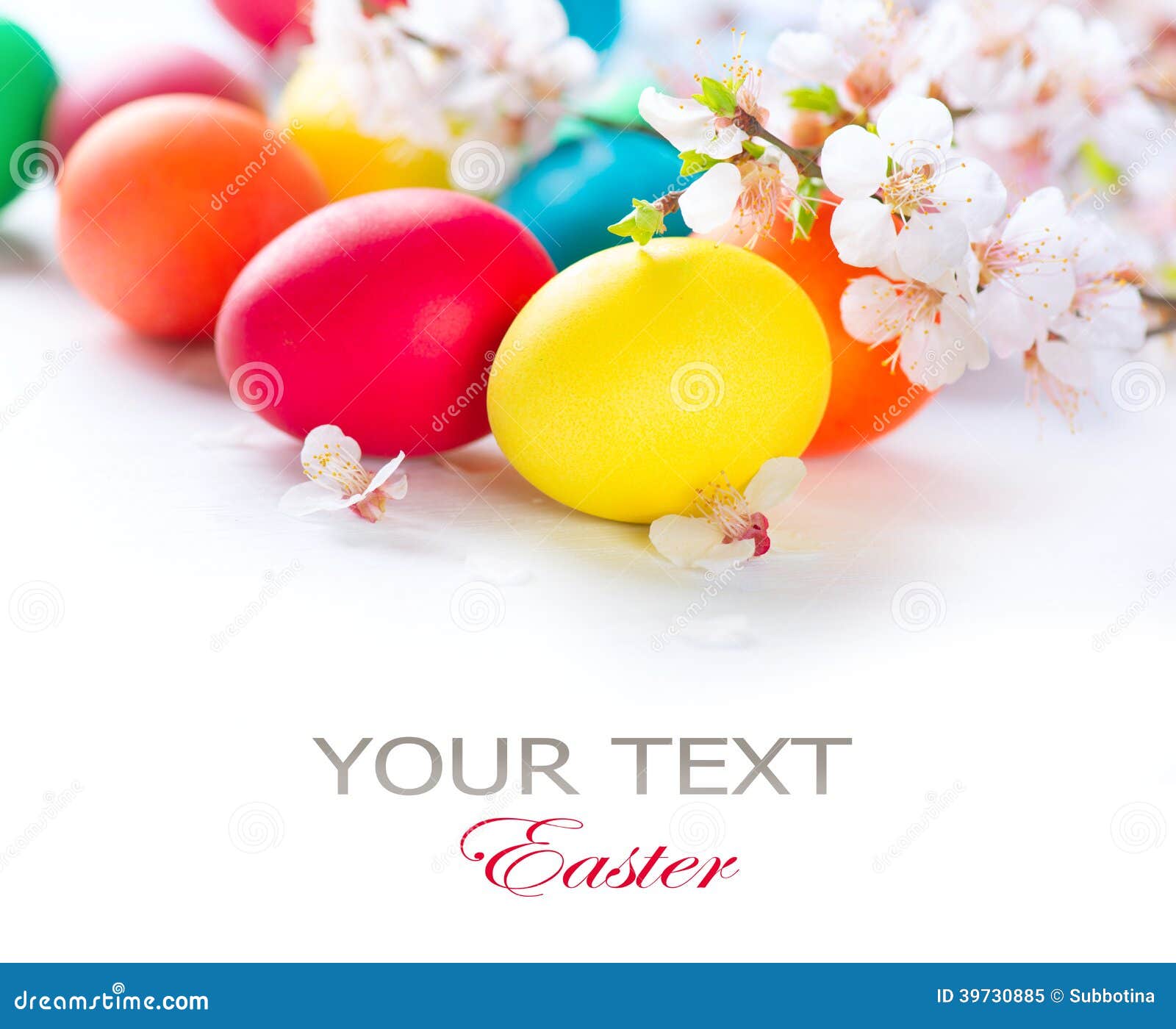 Colorful Easter Eggs stock image. Image of natural, easter - 39730885