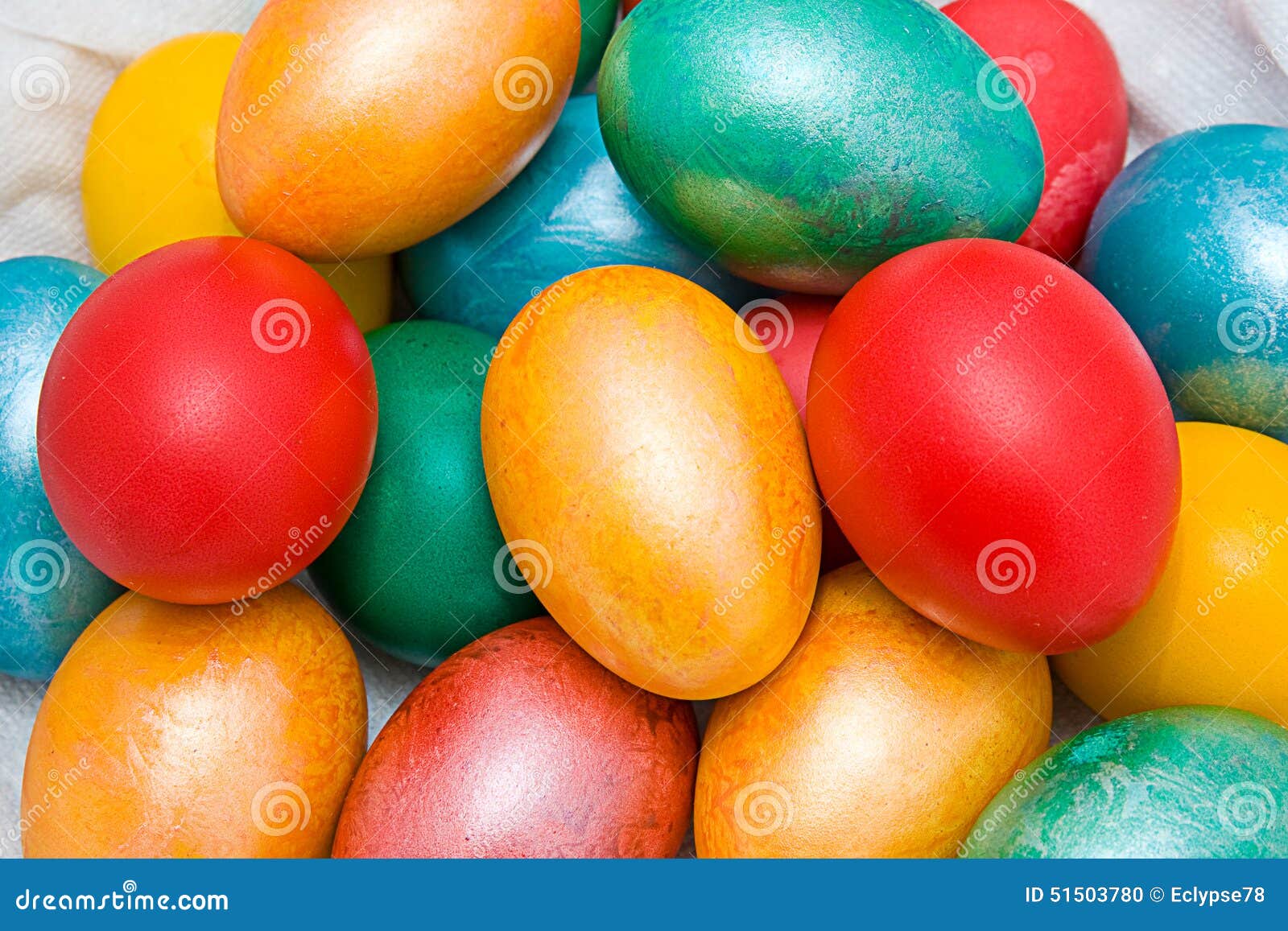 Colorful Easter eggs stock photo. Image of eggs, festival - 51503780
