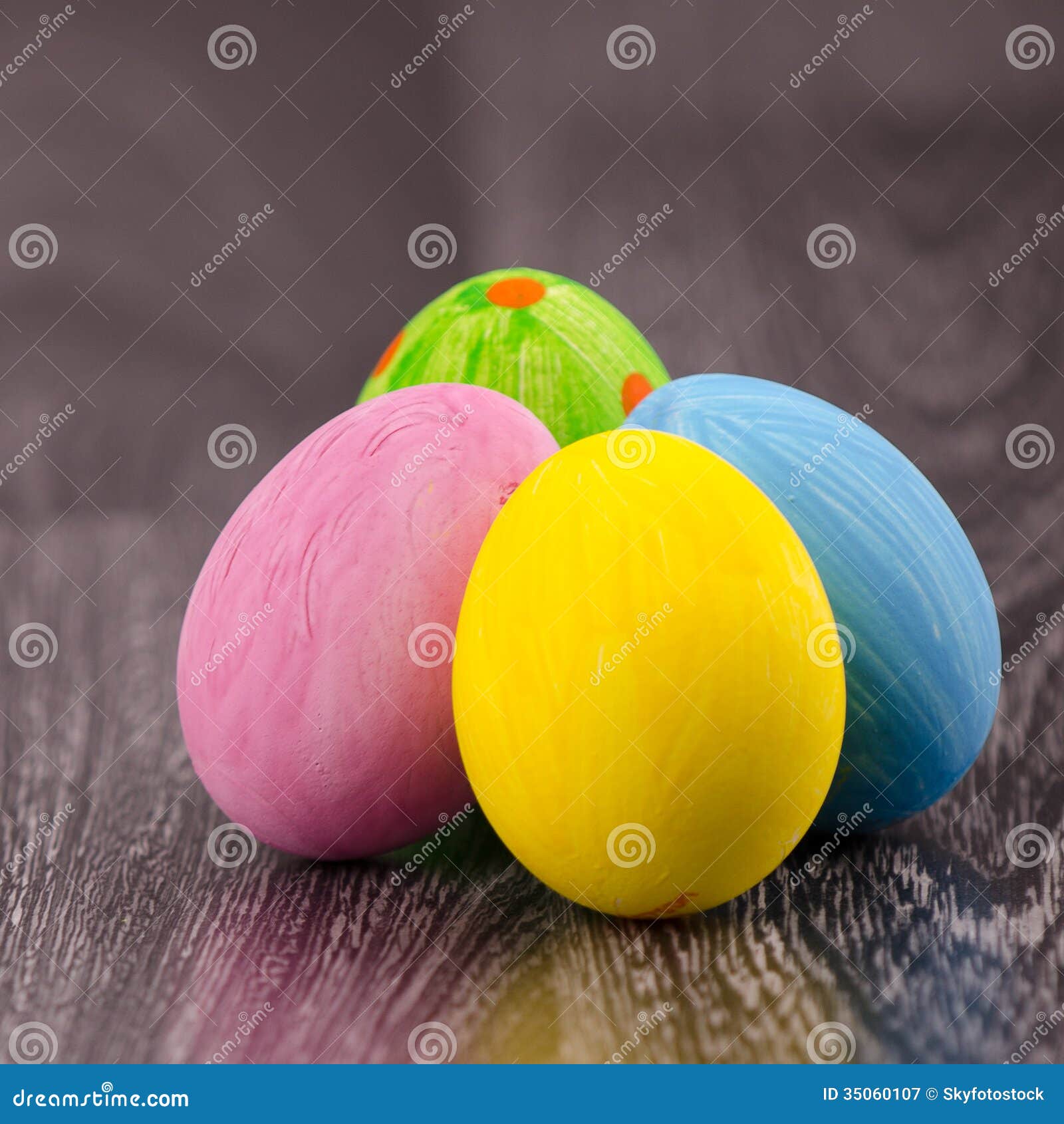 Colorful Easter eggs stock image. Image of happy, easter - 35060107