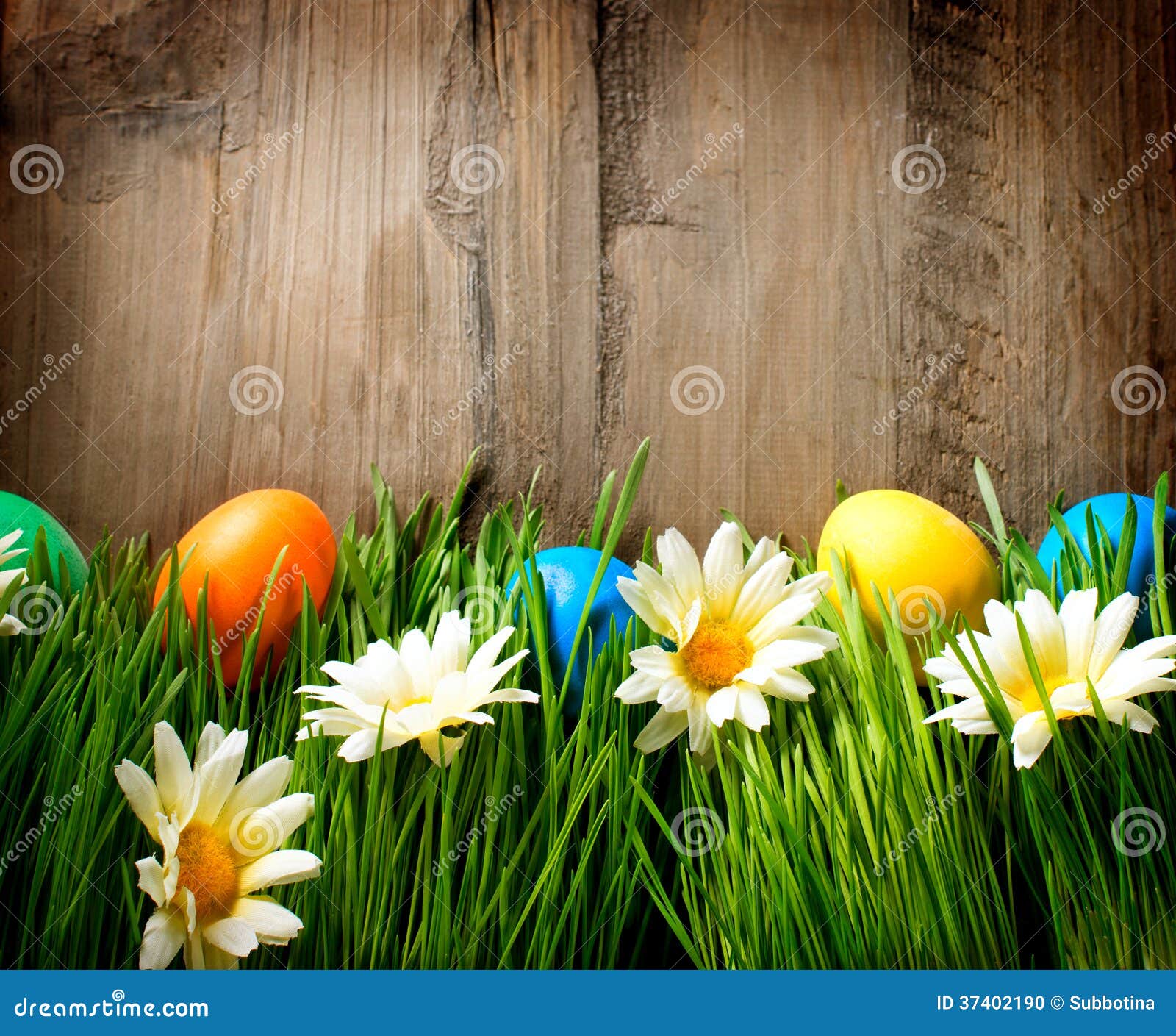 Colorful Easter Painted Eggs Stock Photo - Image of painted, deco: 37402190