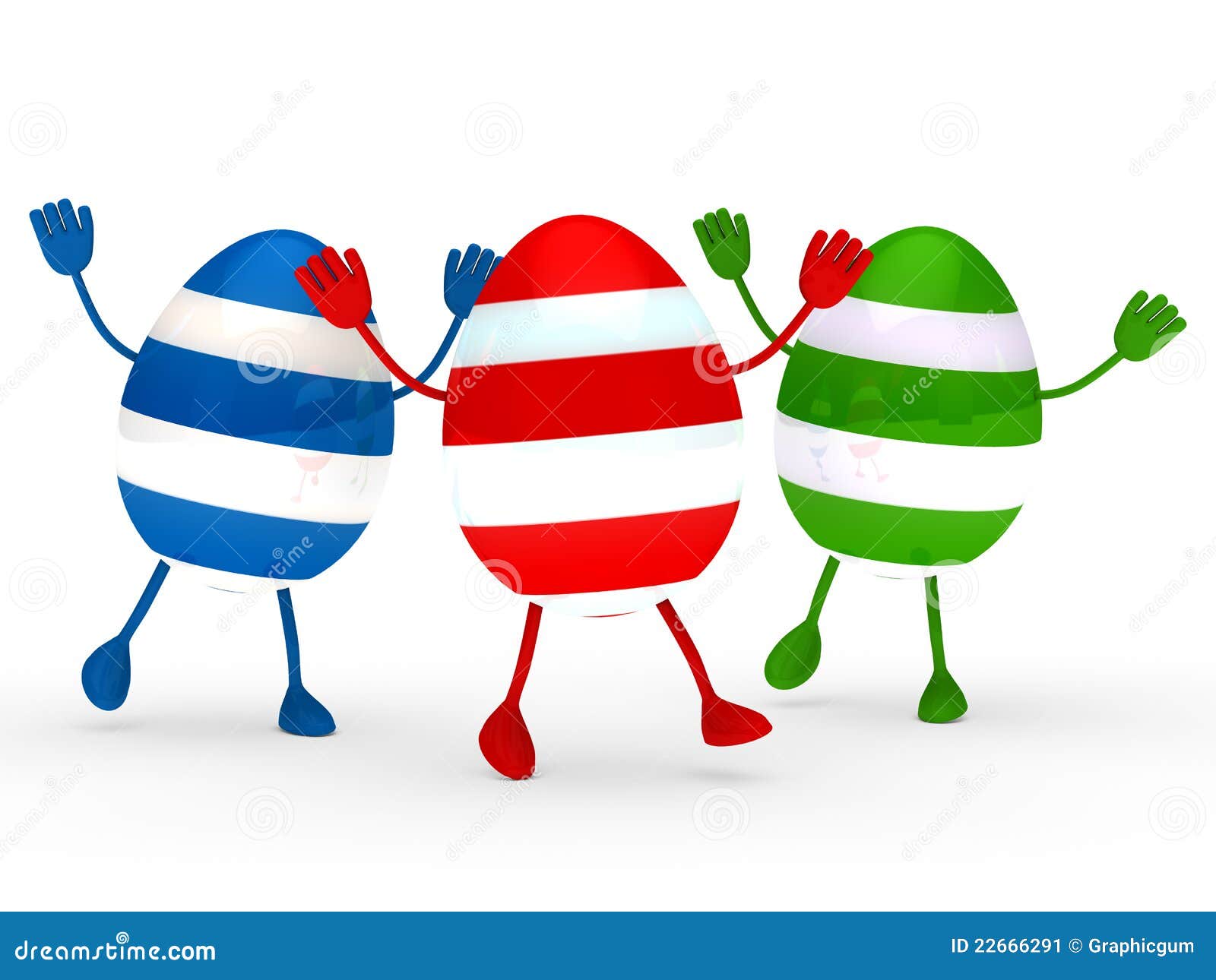 Colorful eggs wave jump stock illustration. Illustration of cartoon ...