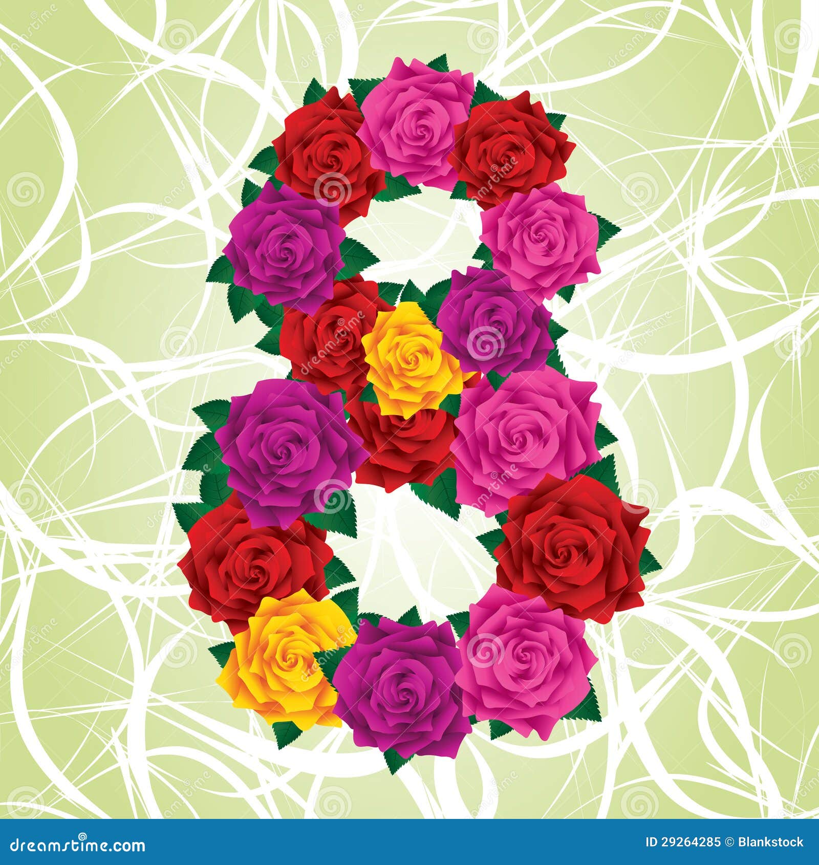 Colorful Eight Sided Puzzle Presentation Infographic Diagram Chart ...