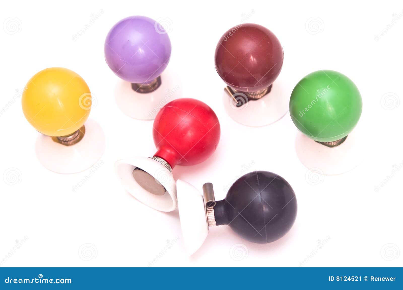 Colorful EKG electrodes stock image. Image of isolated - 8124521