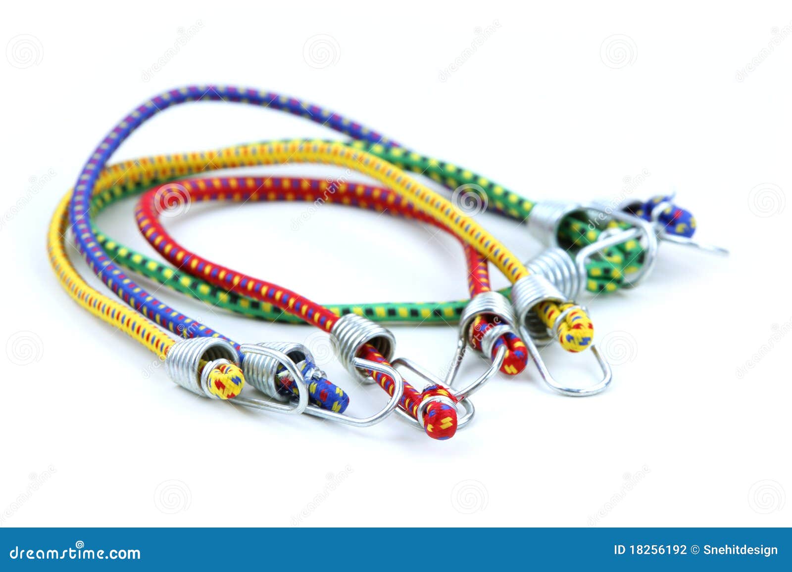 Colorful elastic ropes stock photo. Image of purple, hardware - 18256192