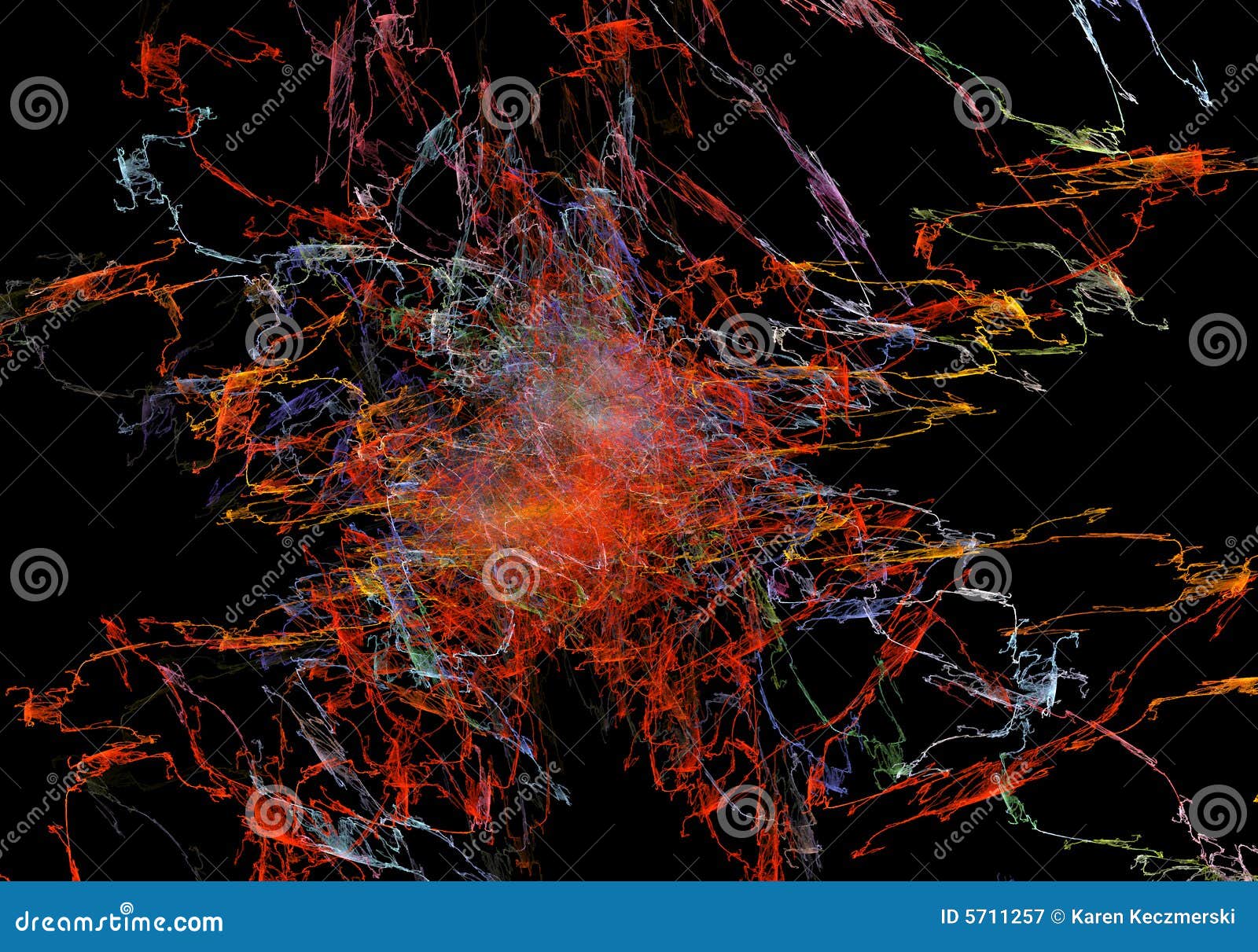 Colorful electric burst stock image. Image of futuristic - 5711257