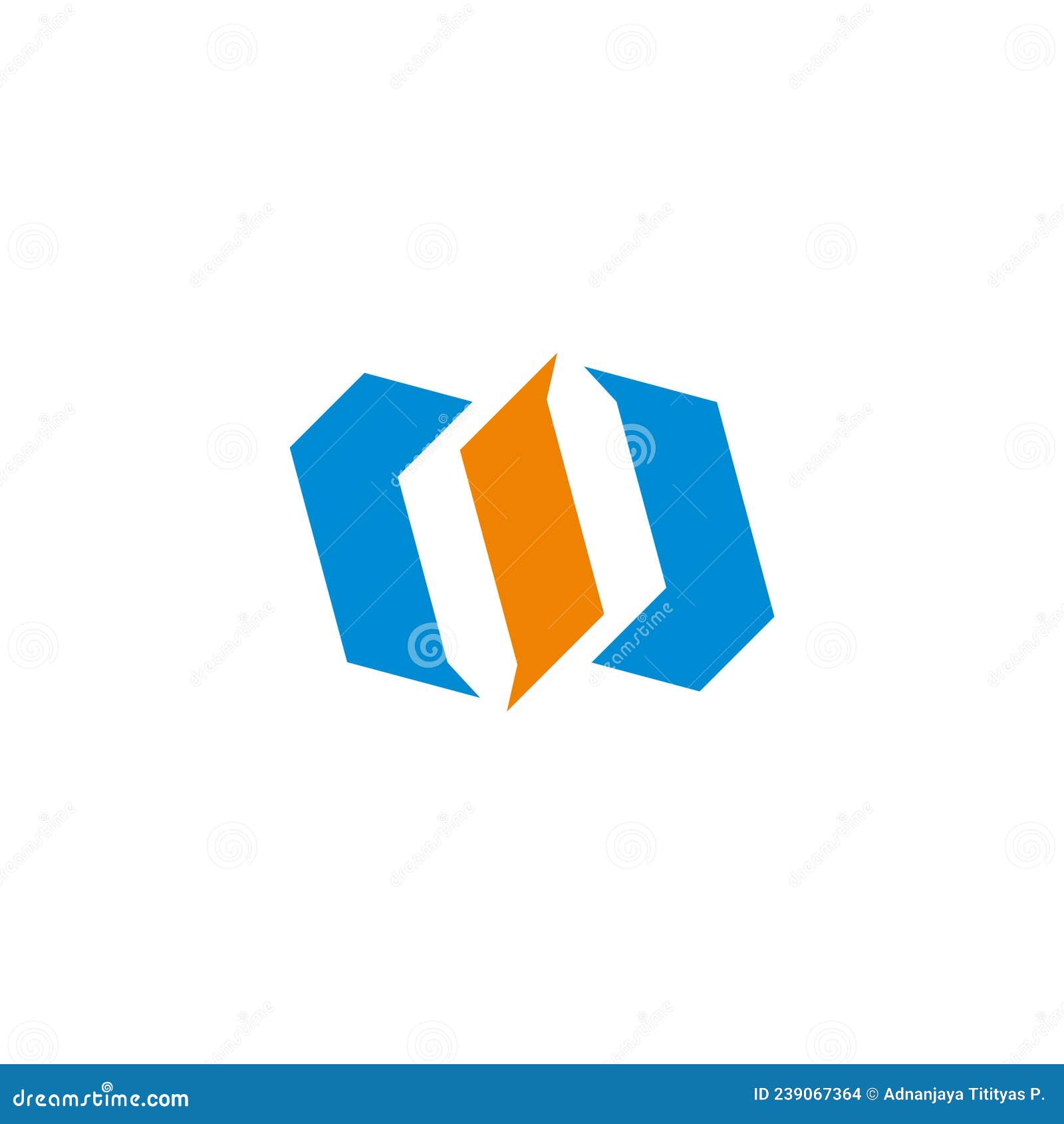 Colorful Electrical Energy Polygon Dimensional Flat Logo Vector Stock ...