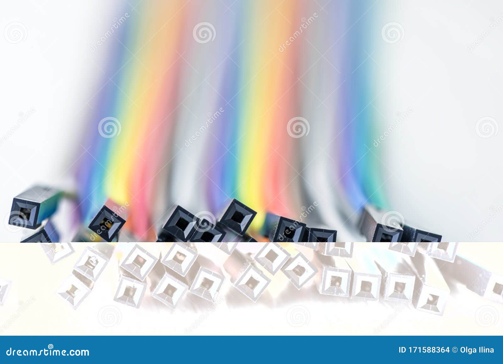 Colorful Electrical Wire and Cable Used in Communication Internet Cable ...