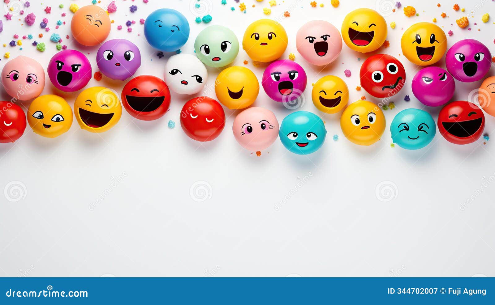 Colorful Emoji Smoothie Drink Concept Sticker Stock Photo ...