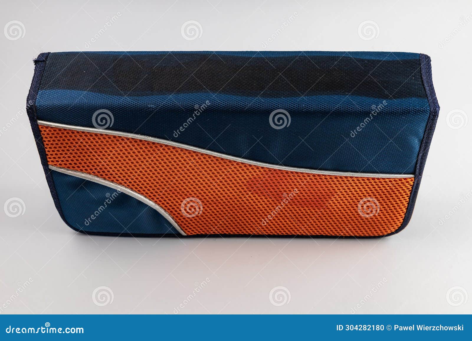 Colorful and Empty CD Case Made by Colorful Blue and Orange Fabric ...