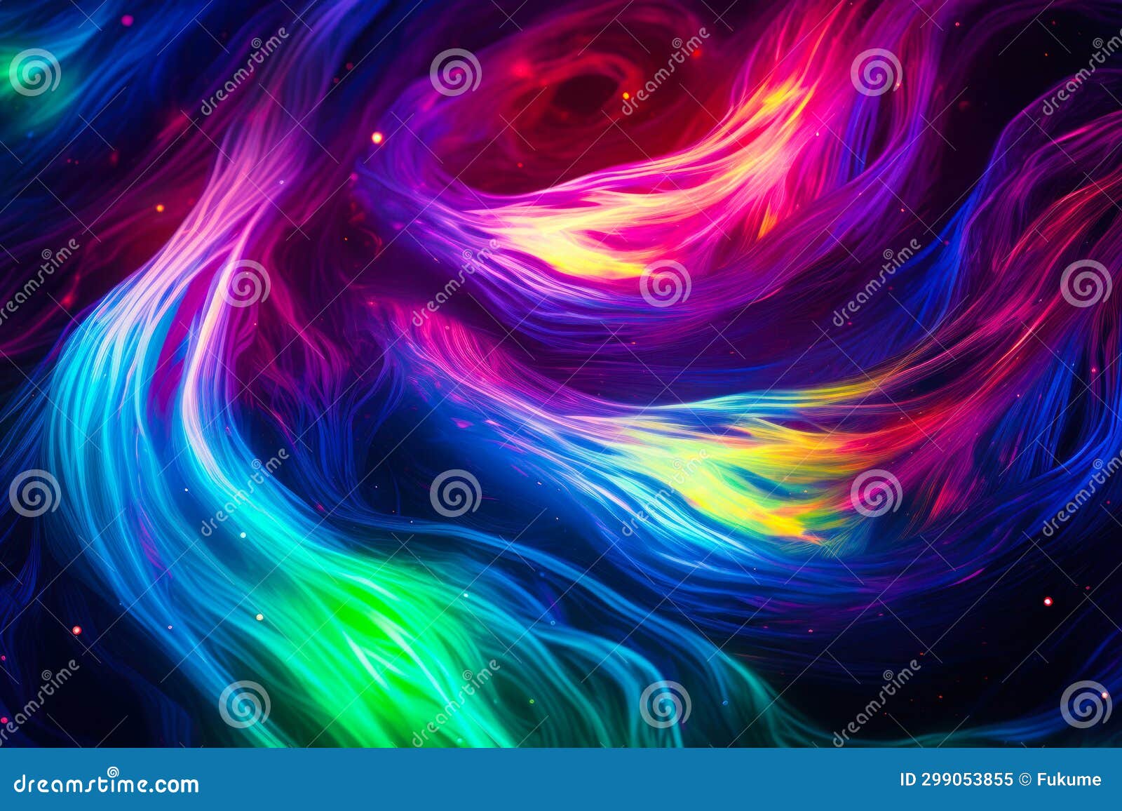 Colorful Energy Sparks With Plain Black Background Stock Image ...