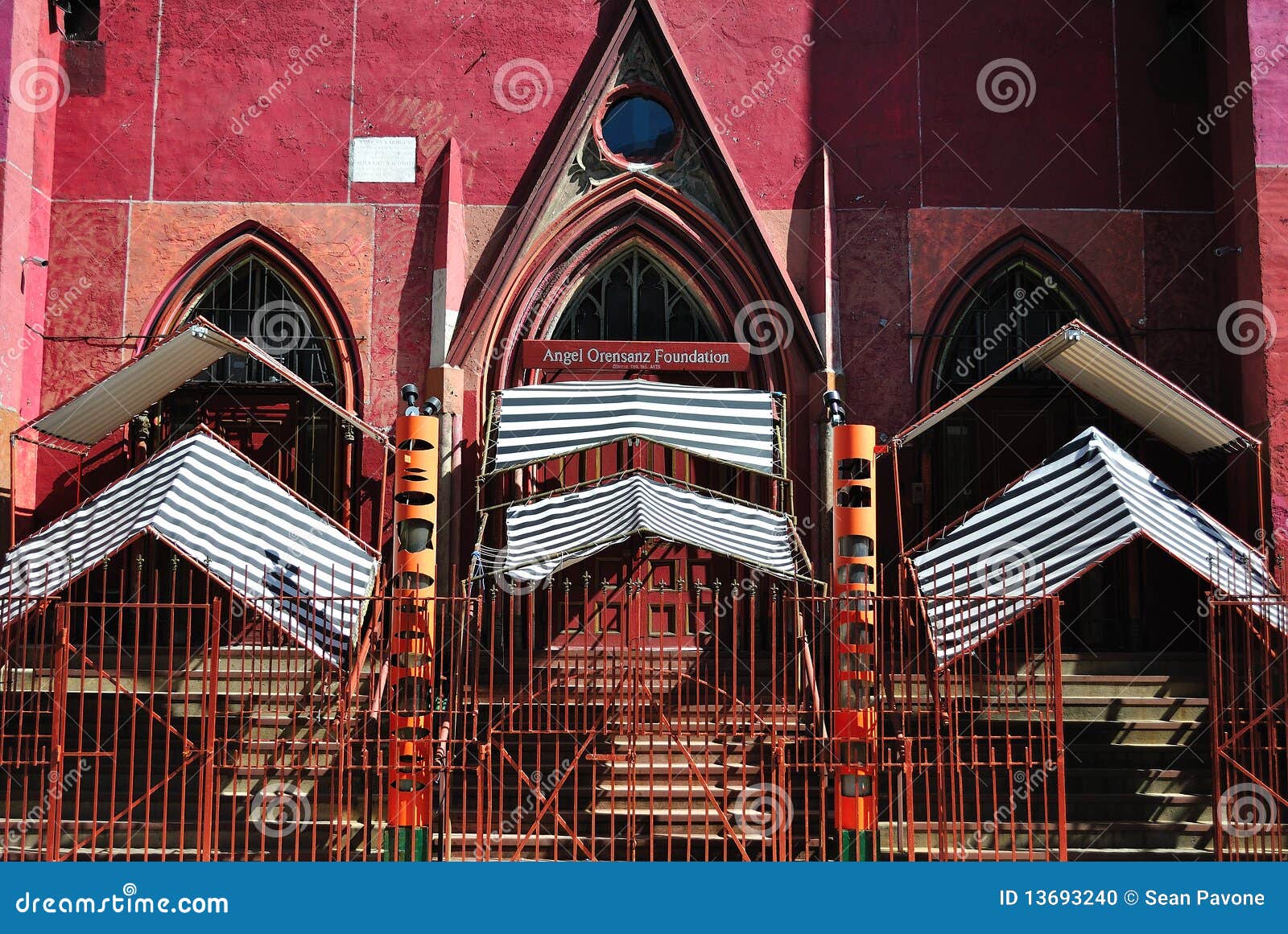 Colorful Entrance stock photo. Image of facade, manhattan - 13693240