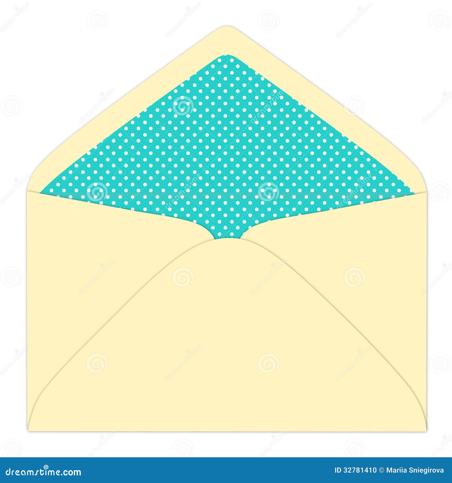 Colorful Envelope, Vintage Style Stock Illustration - Illustration of ...