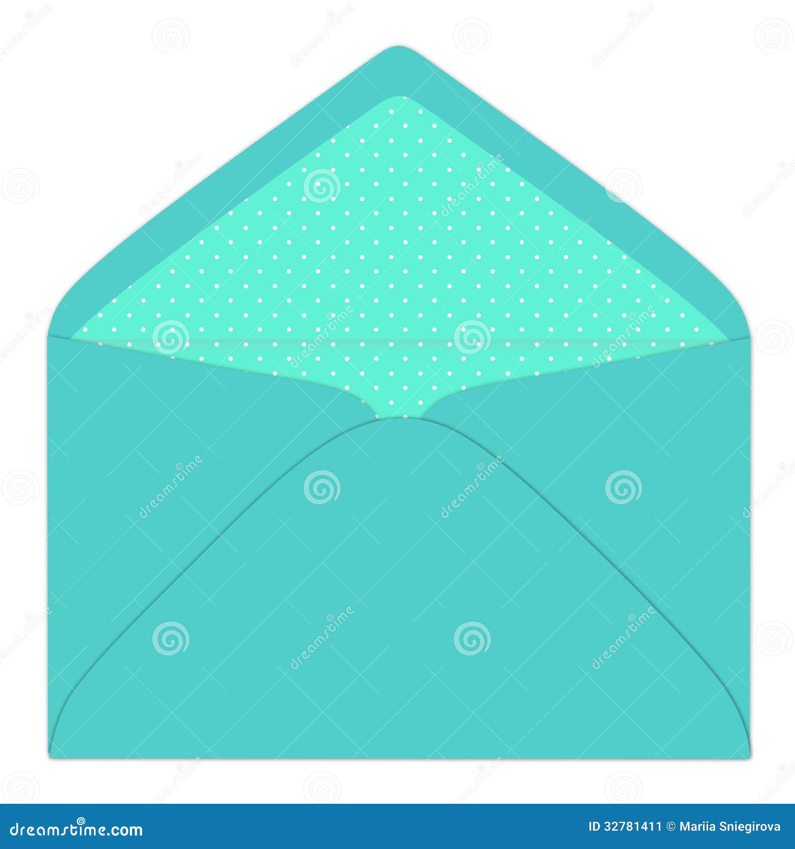 Colorful Envelope, Vintage Style Stock Illustration - Illustration of ...