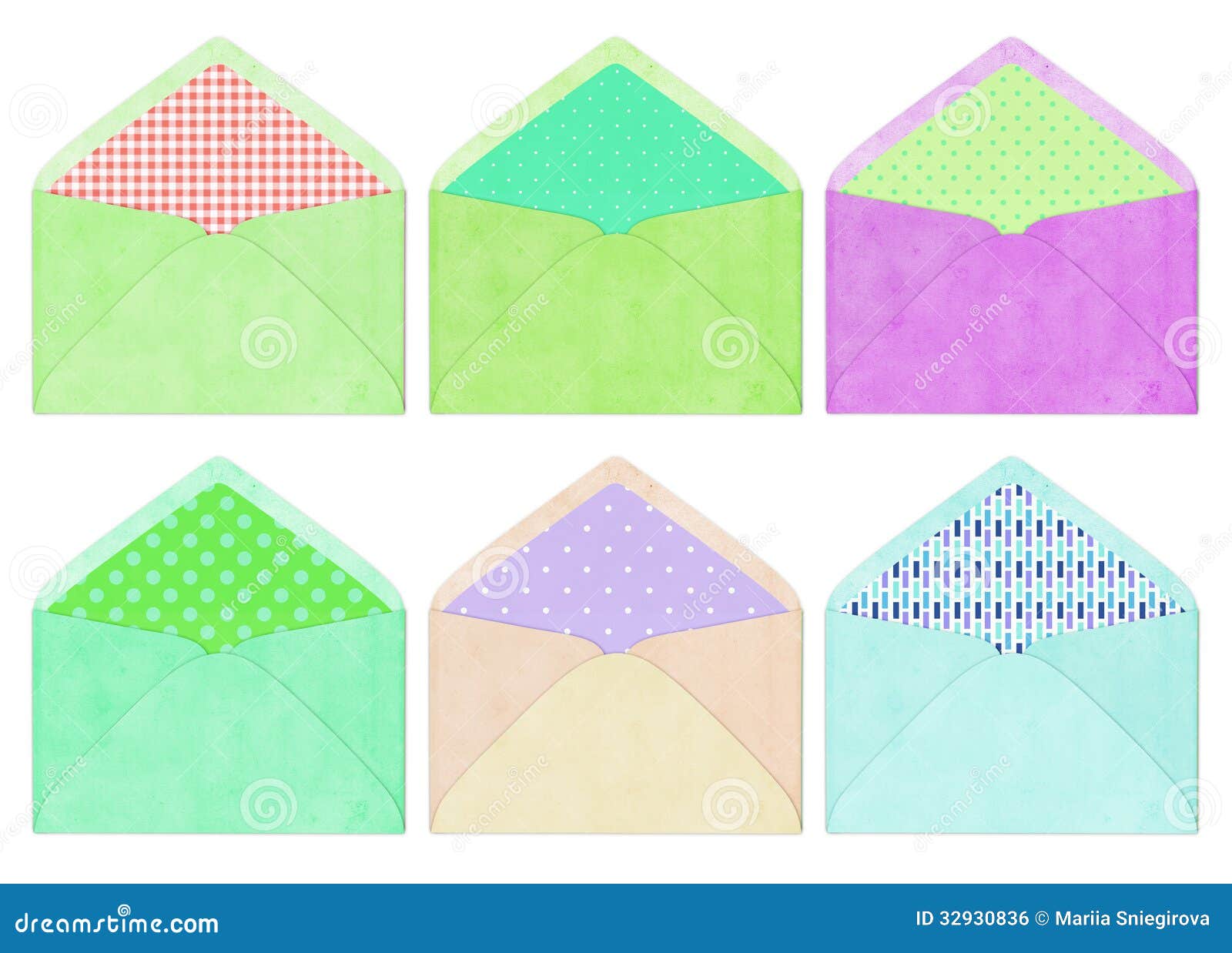 Colorful Envelope, Vintage Style Stock Photo - Image of choice, trend ...