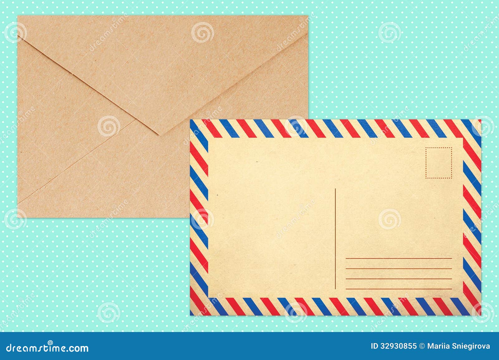 Colorful Envelope, Vintage Style, Trend, Style Stock Image - Image of ...