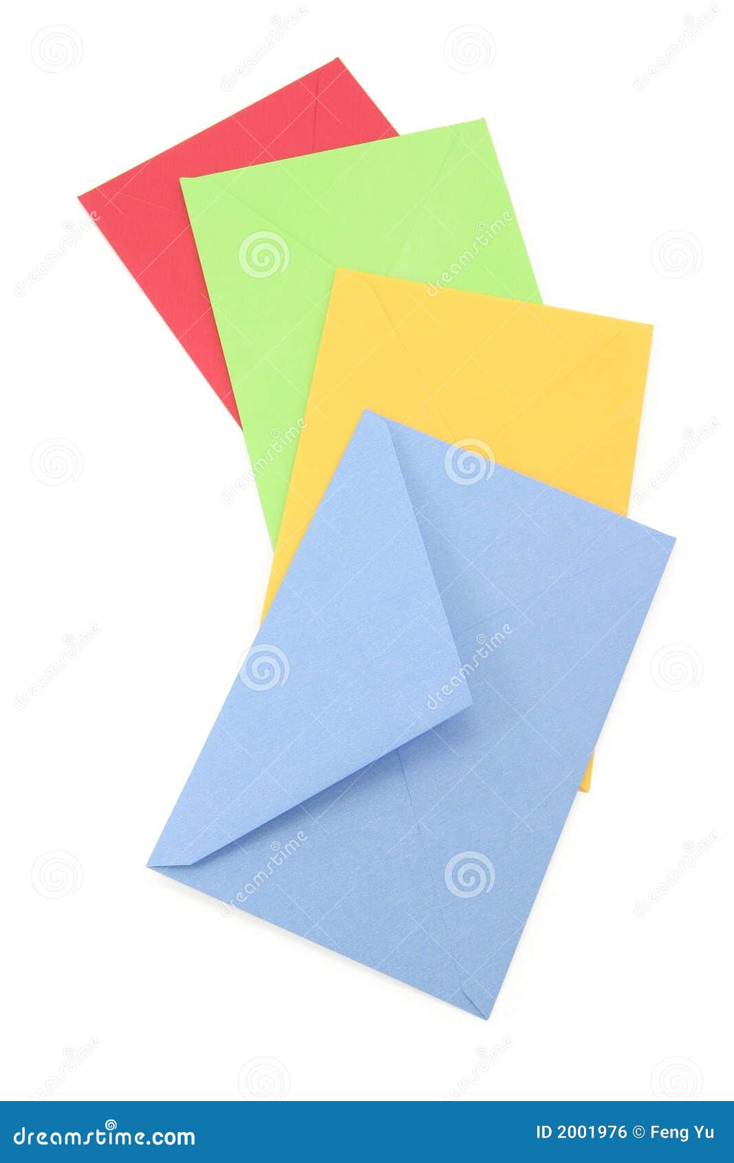 Colorful envelopes stock photo. Image of message, mailbox - 2001976
