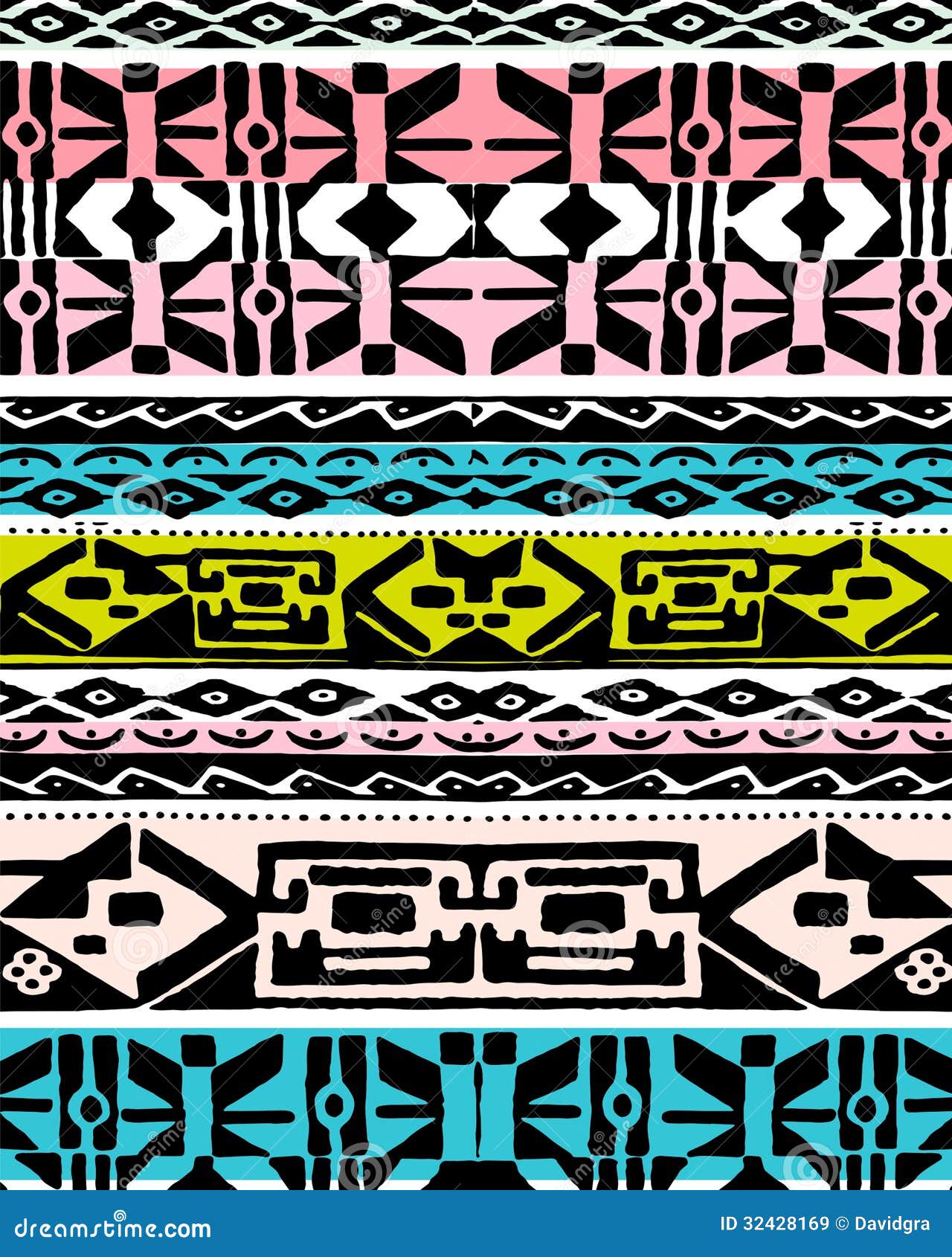 Colorful ethnic design stock vector. Illustration of layers - 32428169