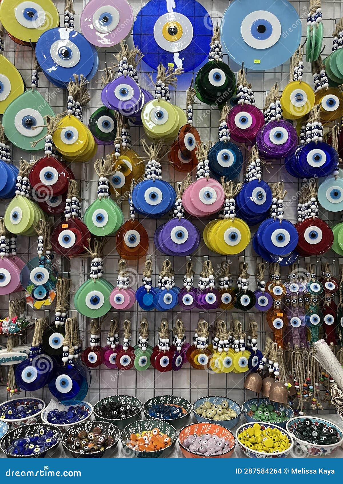 Colorful evil eye stock photo. Image of painting, purple - 287584264