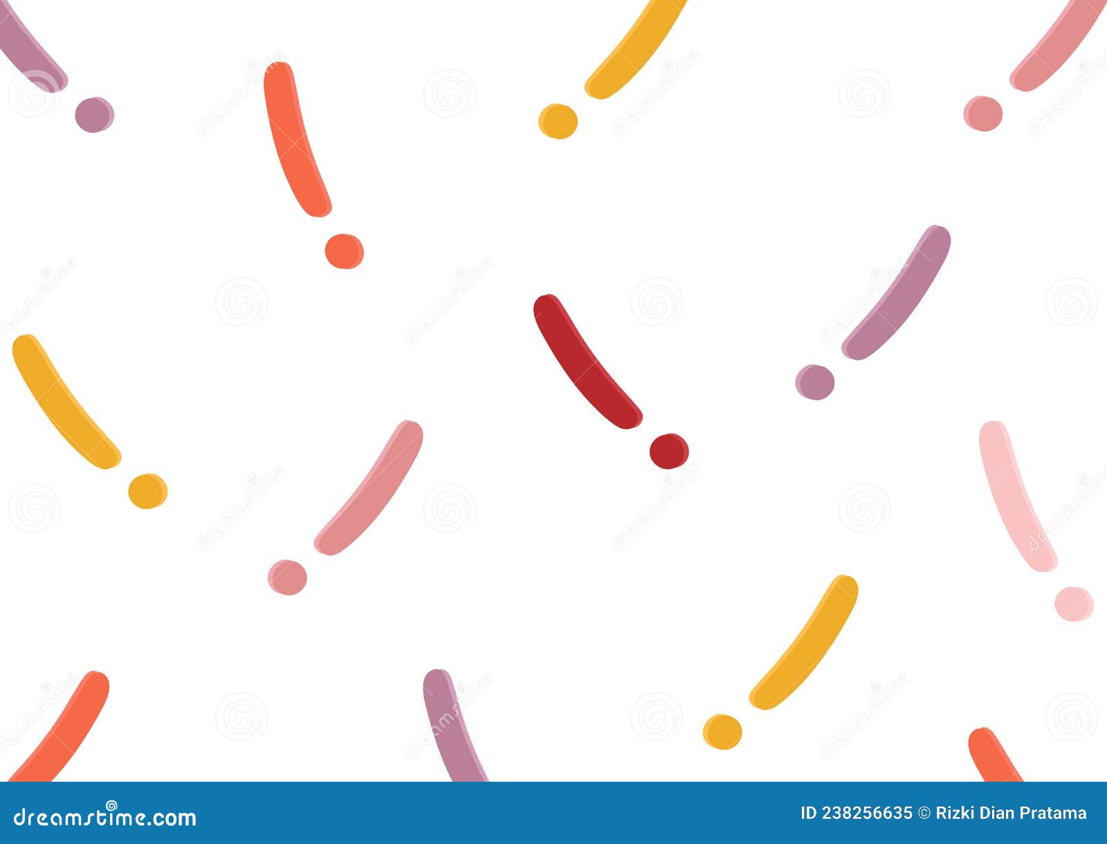 Colorful Exclamation Mark Background Stock Vector - Illustration of ...
