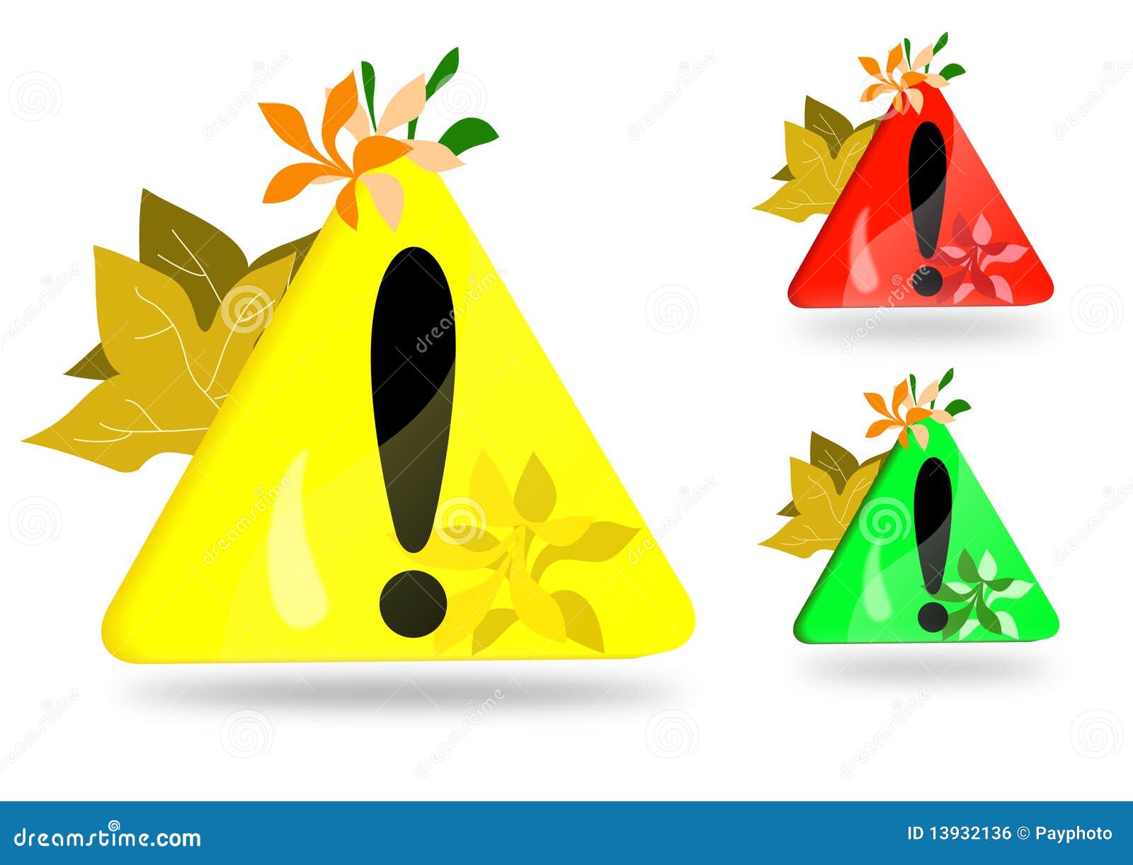 Colorful Exclamation Mark Icon Stock Vector - Illustration of glossy ...