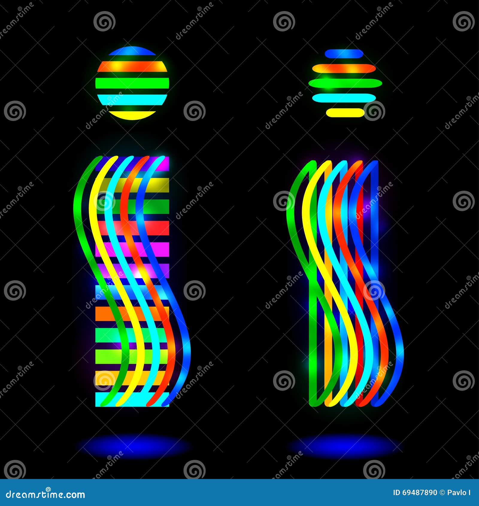 Colorful Exclamation Mark Illustration for Design Stock Vector ...