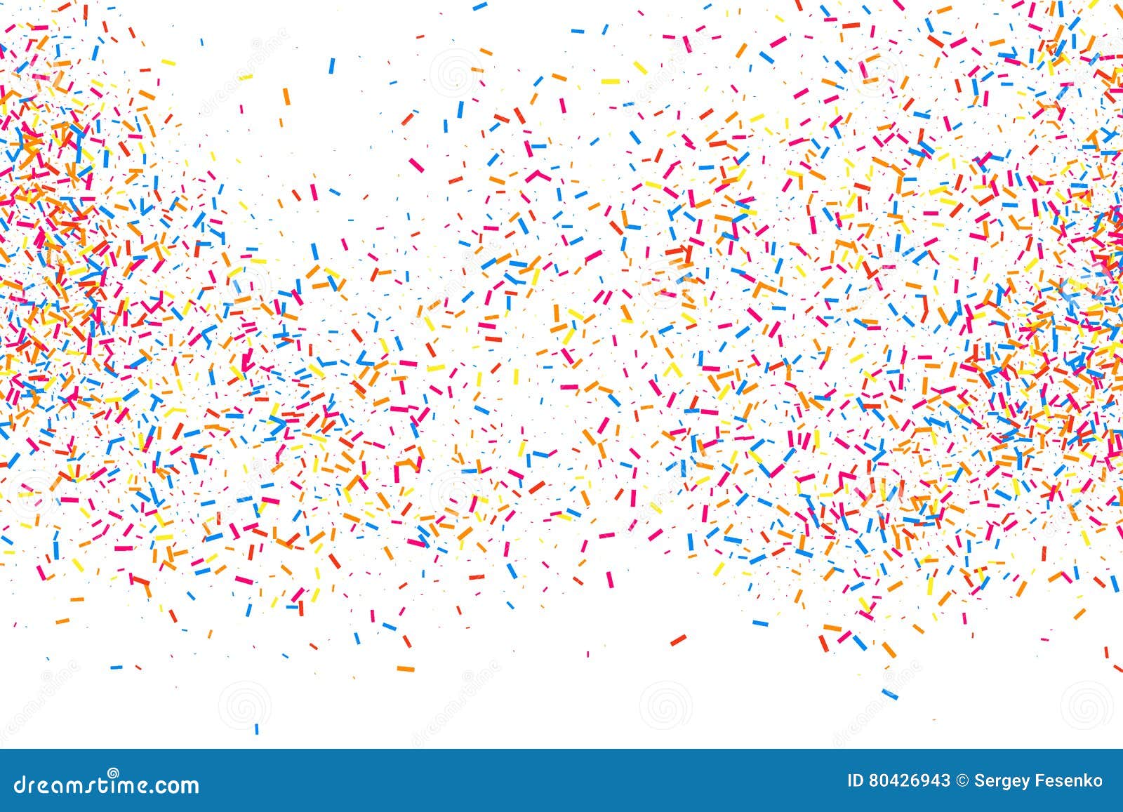 Colorful Explosion of Confetti. Colored Grainy Texture Vector. Stock ...