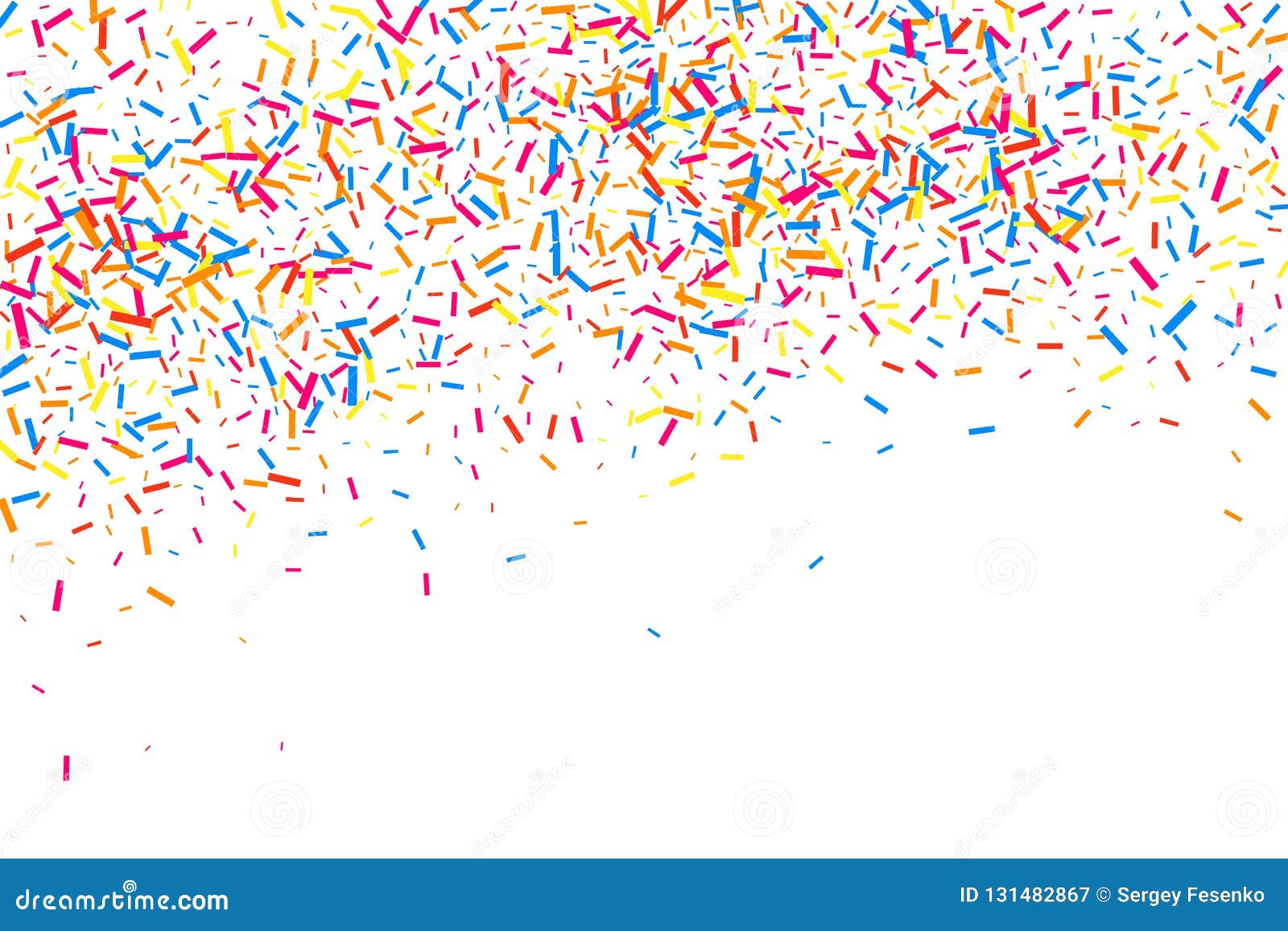 Colorful Explosion of Confetti. Grainy Abstract Multicolored Texture ...