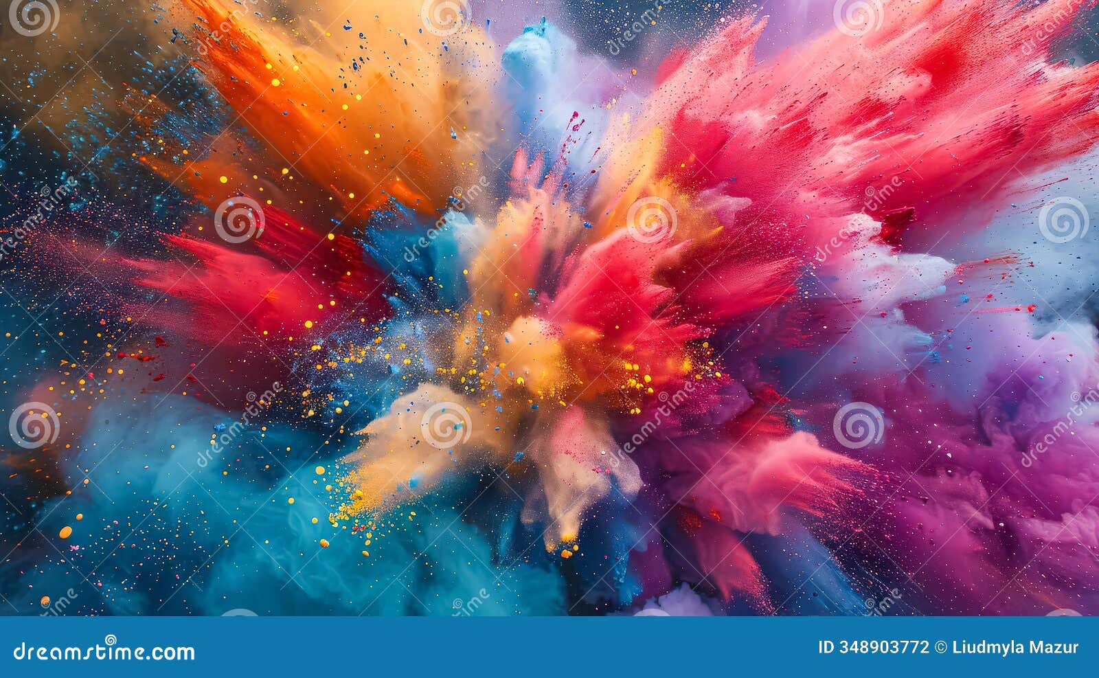 Colorful Explosion of Confetti is Shown in the Image Stock Photo ...