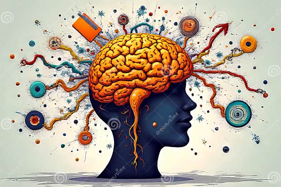 A Colorful Explosion of Ideas Visualizing the Creative Minds Thought ...