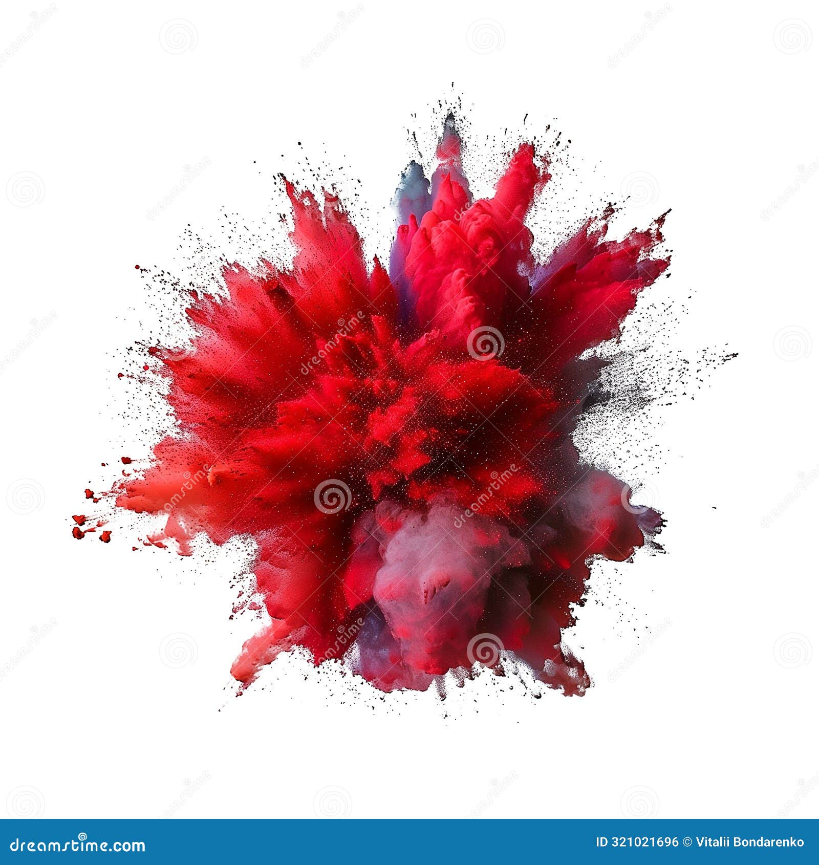 A Colorful Explosion of Paint is Shown in this Image. Stock Photo ...