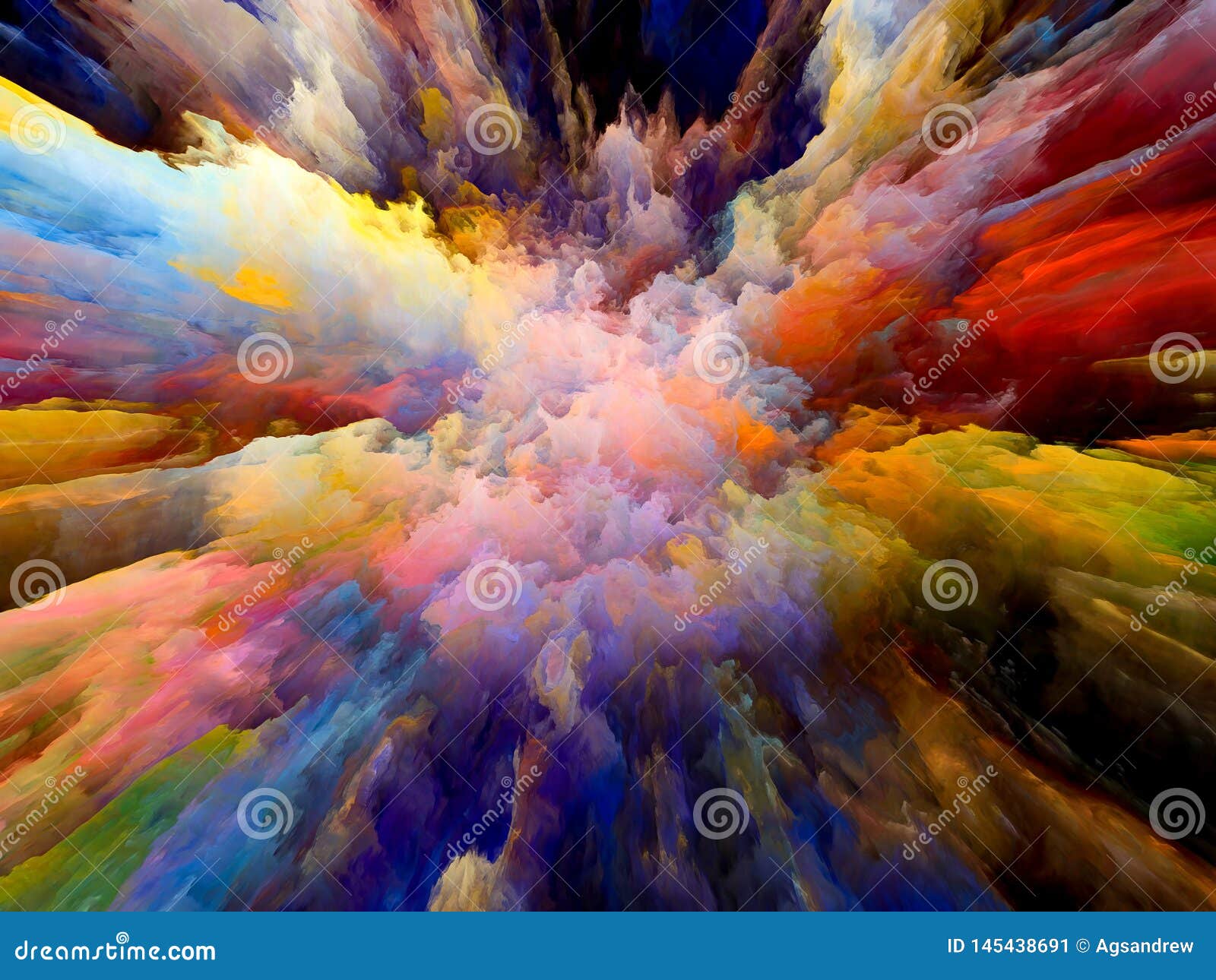 Colorful Explosion stock illustration. Illustration of explosion ...