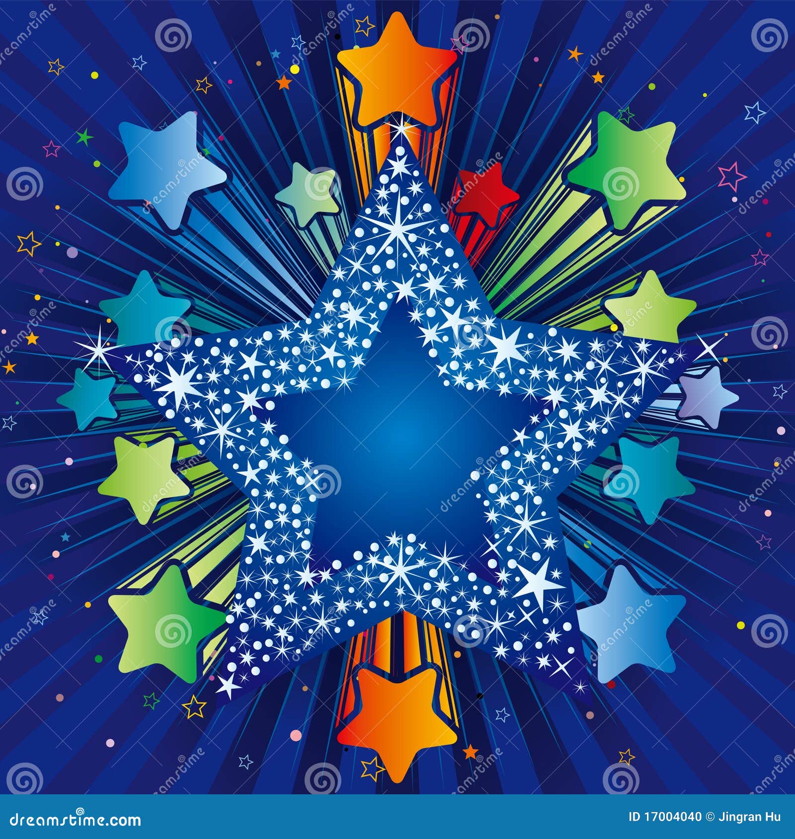 Colorful explosion star stock vector. Illustration of event - 17004040