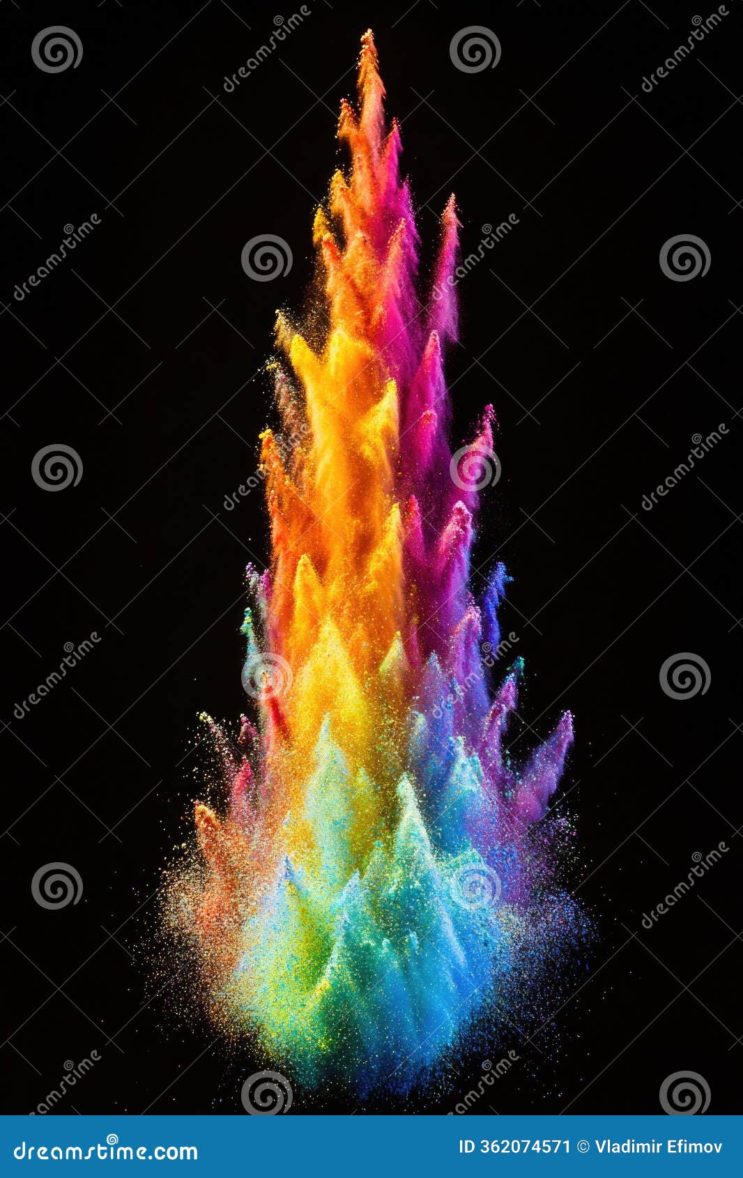 Colorful Explosion in Water Stock Image - Image of explosion, abstract ...