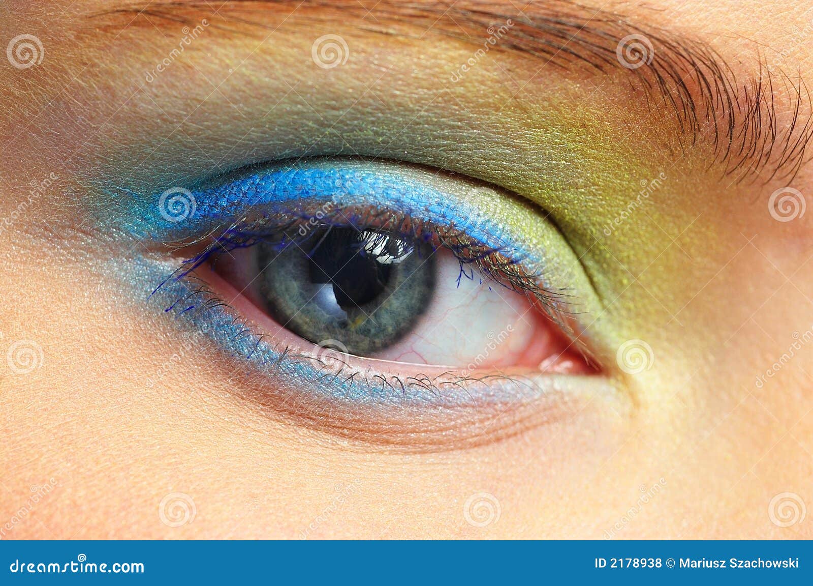 Colorful Eye stock photo. Image of fashion, adult, human - 2178938