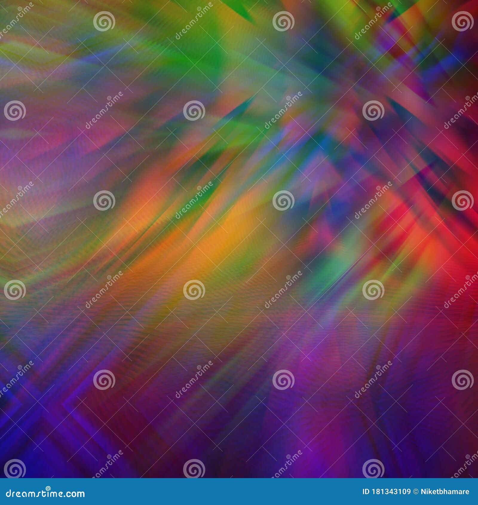 Colorful Eye-catching Pattern Like Rainbow Stock Illustration ...