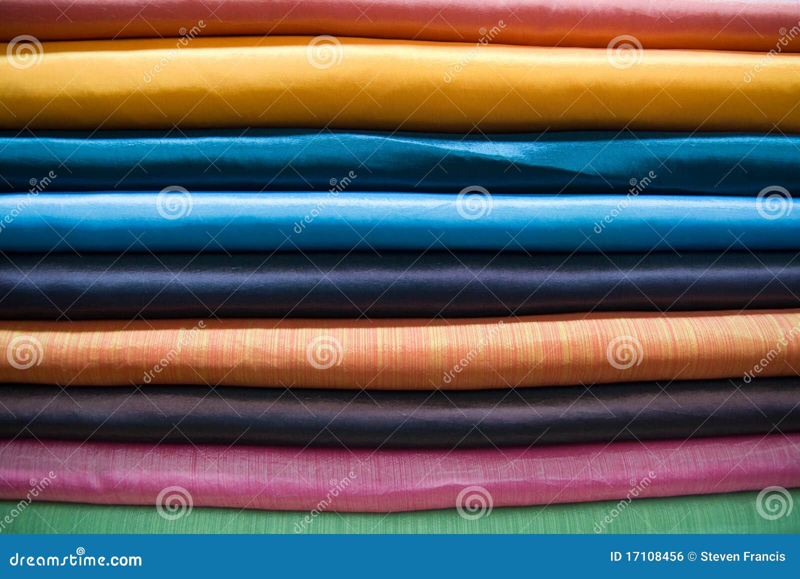 Colorful Fabric stock photo. Image of commerce, cotton - 17108456