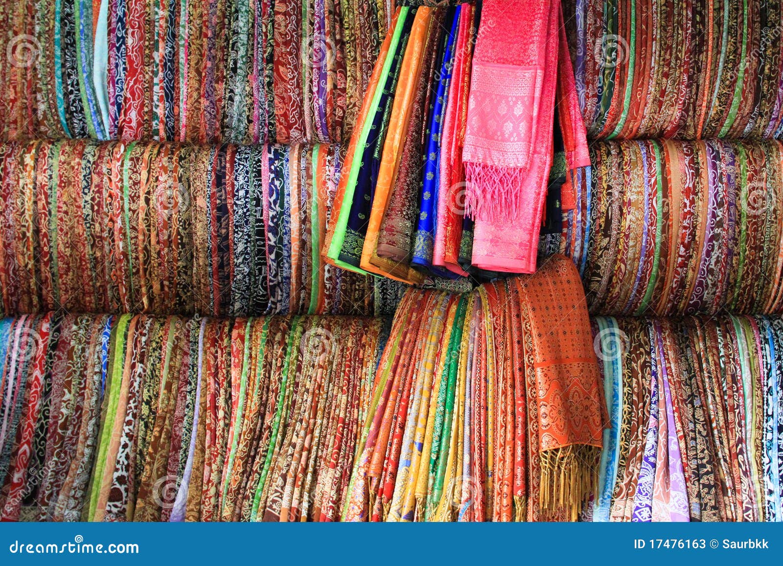Colorful fabric stock image. Image of isolated, cloth - 17476163
