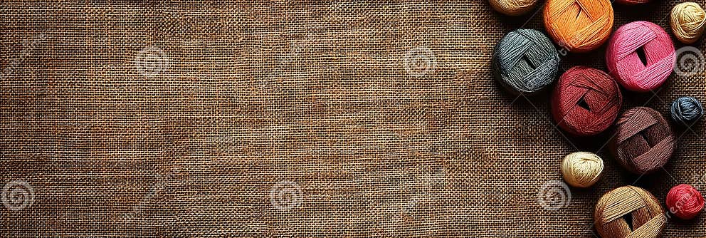 Colorful Fabric Objects in Diagonal Arrangement Stock Illustration ...