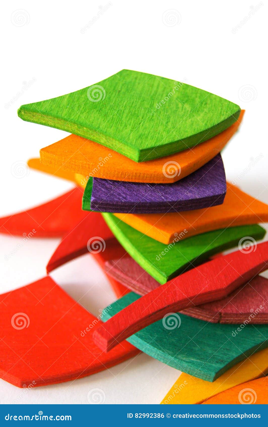 Colorful Fabric Pieces Picture. Image: 82992386