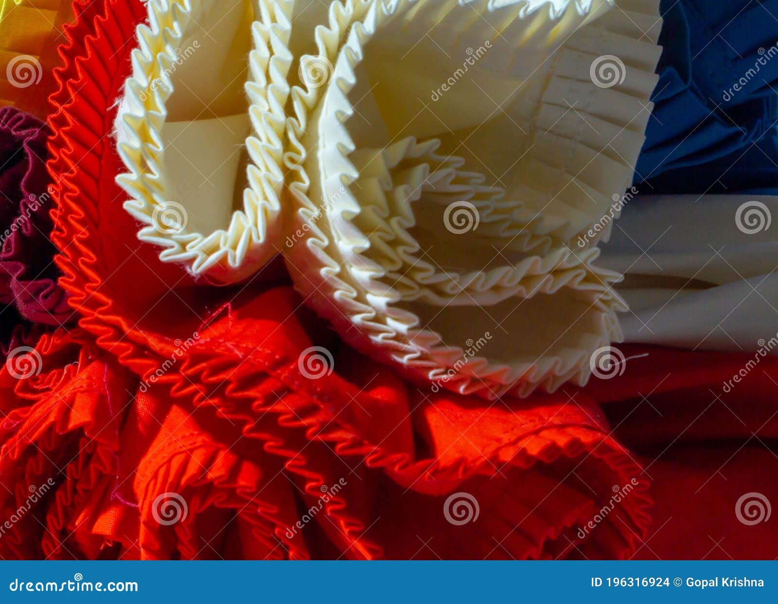 Colorful Fabric Roll Ready for Dispatch Stock Photo - Image of stitched ...