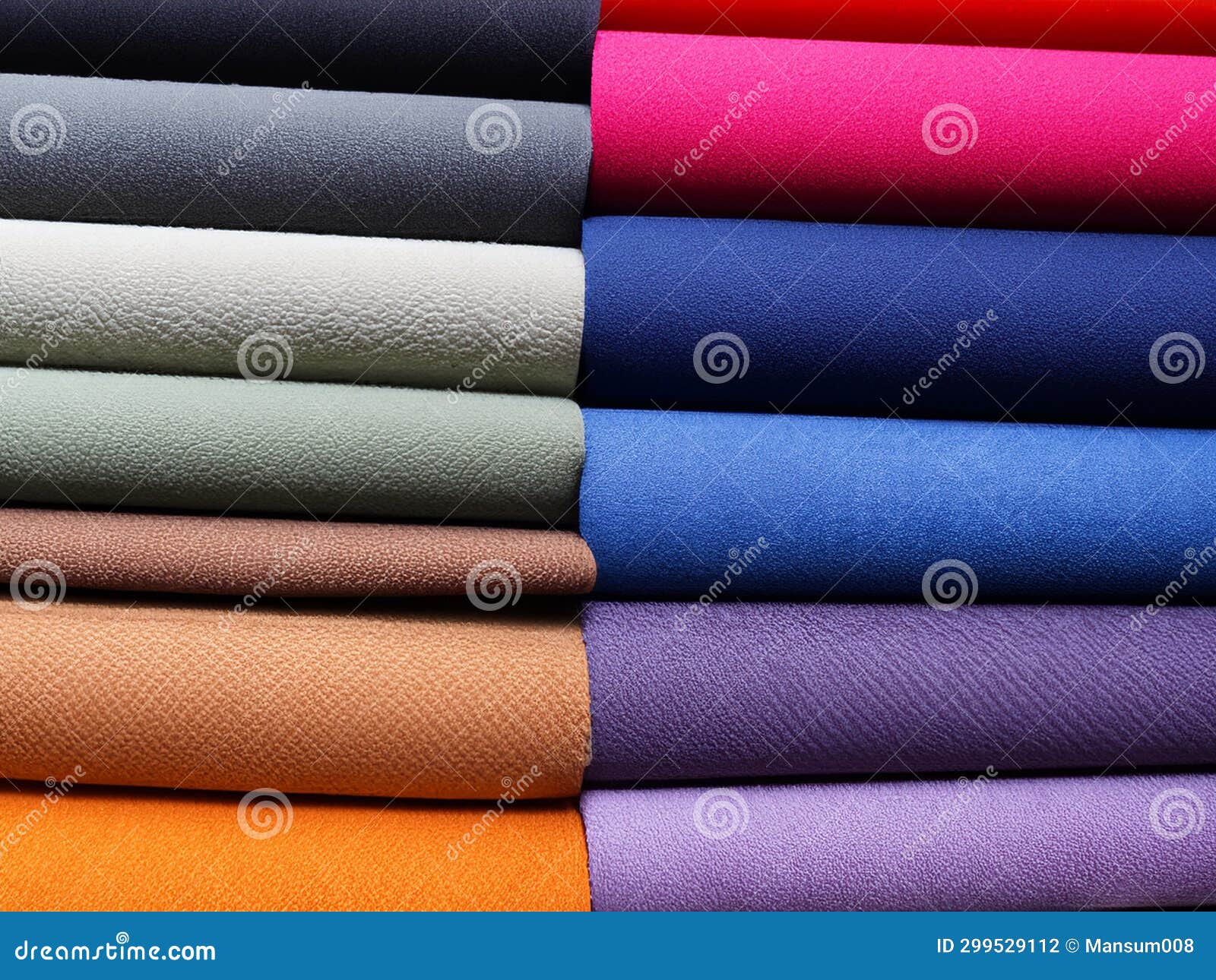 Colorful Fabric Samples of Textile for Furniture Stock Photo - Image of ...