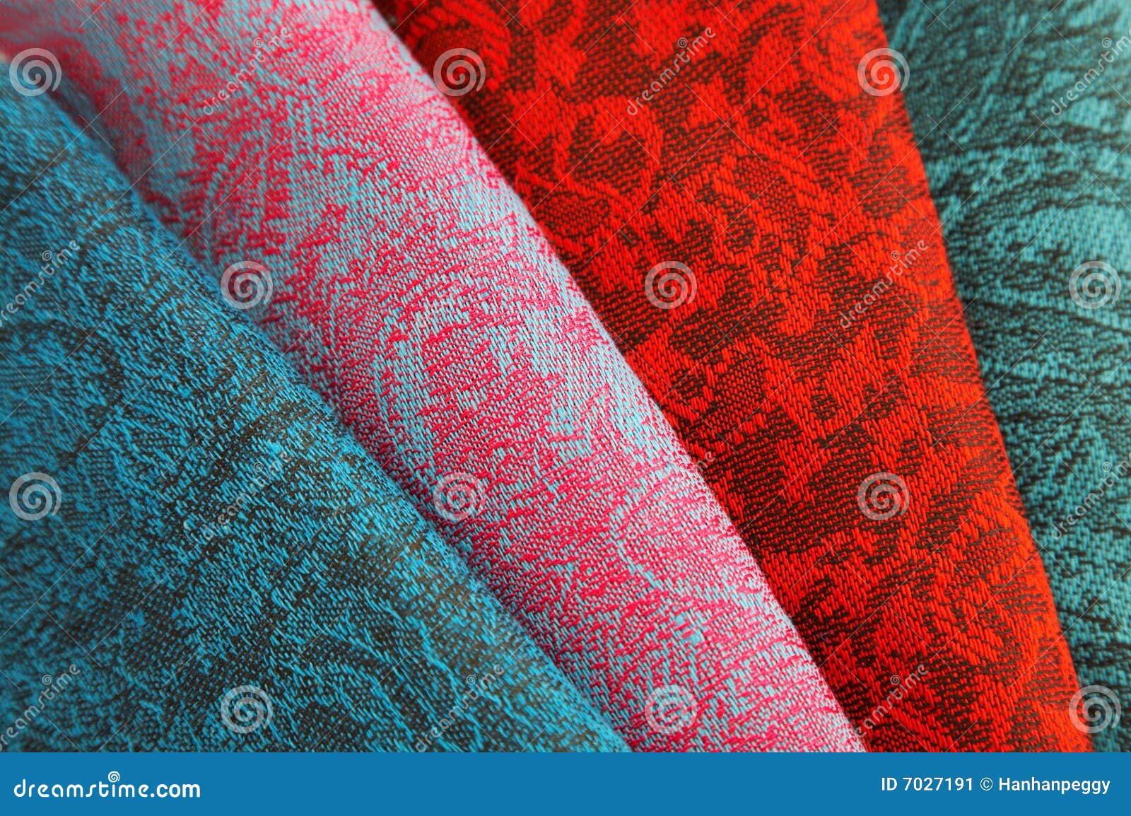 Colorful fabric stack stock image. Image of isolated, cloth - 7027191